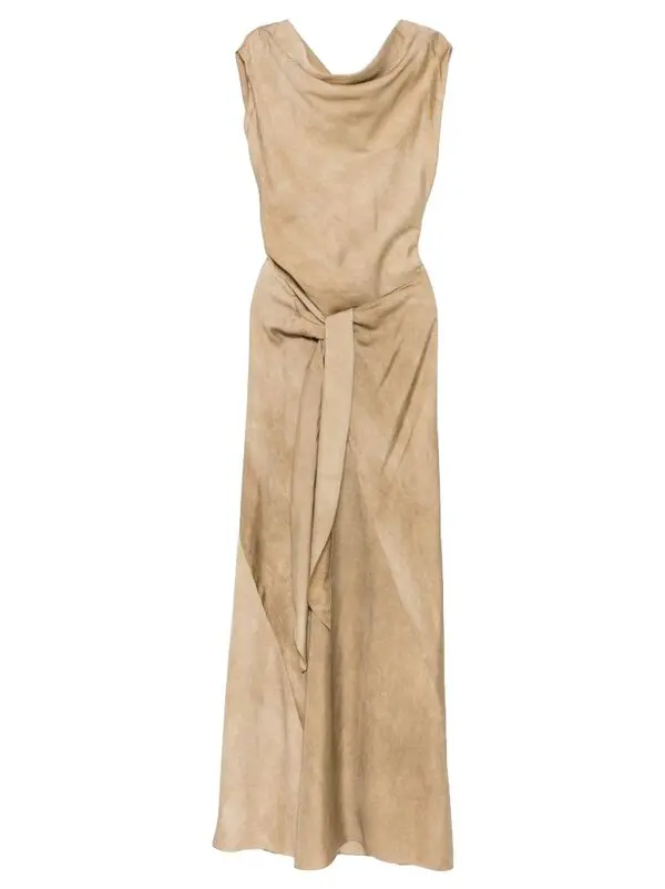 CORTANA Opale Long Dress - Brown