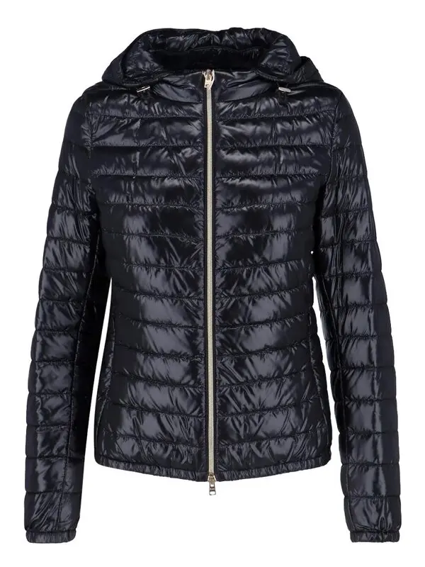 Herno Padded Down Jacket With Hood - Black