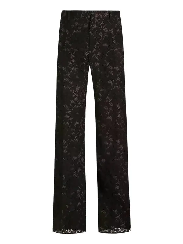 Dolce & Gabbana Lace Trousers - Black