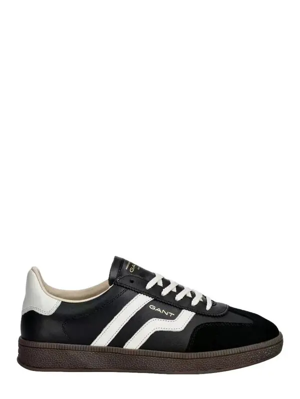 Gant Panelled Low Top Sneakers - Black