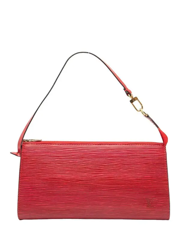 LOUIS VUITTON 1999 Epi Pochette Accessoires Shoulder Bag - Red