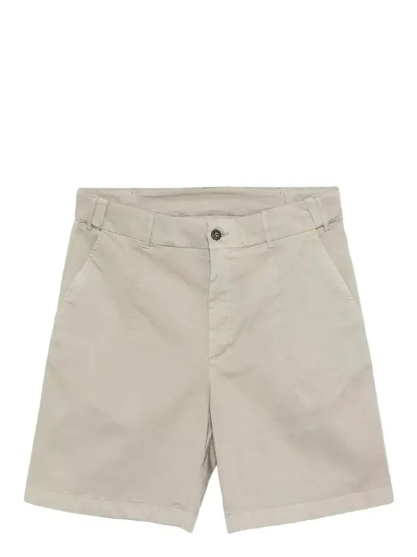 Eleventy Buttoned Bermuda Shorts - Green