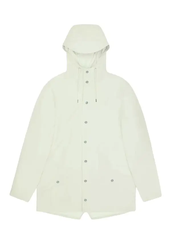 Rains Buttoned Hooded Jacket - Neutrals