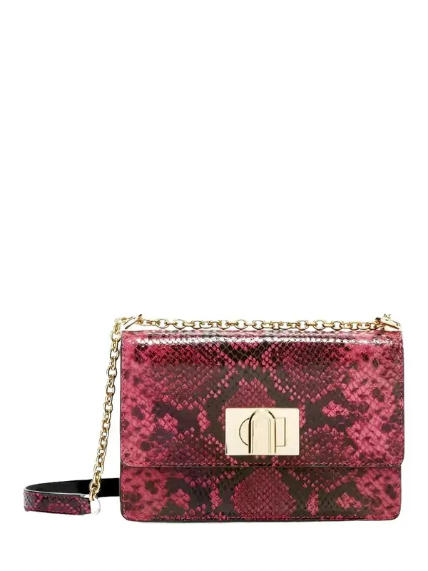 Furla Mini 1927 Printed Cross Body Bag - Pink