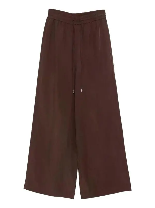 Liu Jo Drawstring Palazzo Pants - Brown