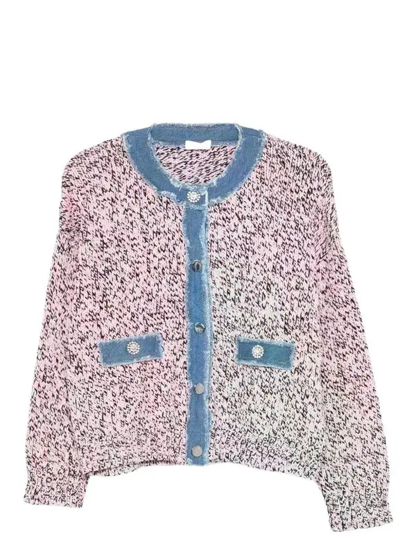 Liu Jo Buttoned Cardigan - Pink
