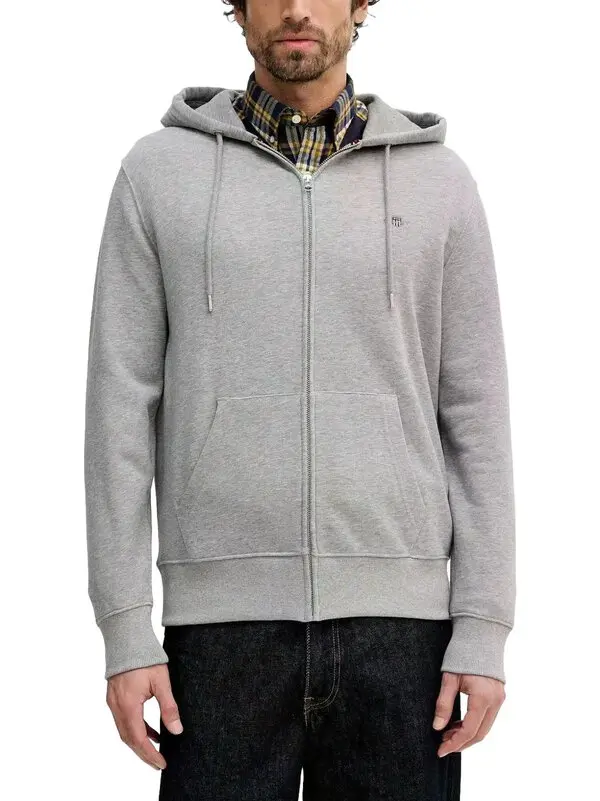 Gant Zip-up Hoodie - Grey