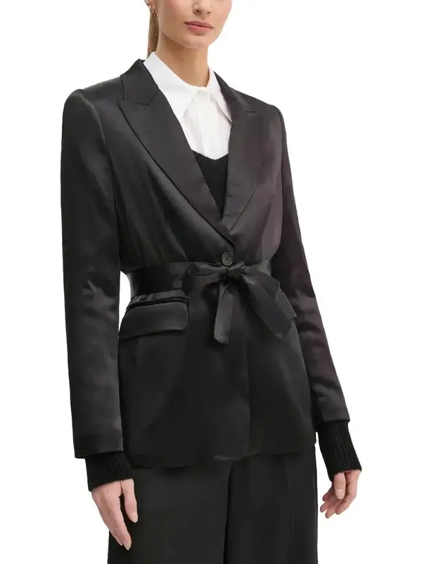 OUI Belt-tie Blazer - Black