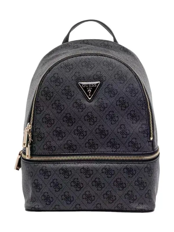 Guess Logo Pattern Backpack - Grey