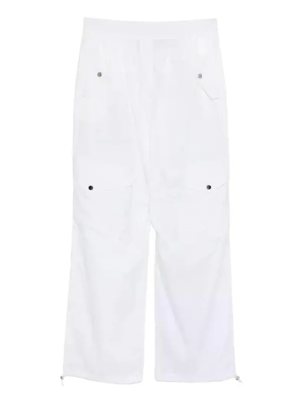 CIRCUS HOTEL Button-detailed Trousers - White