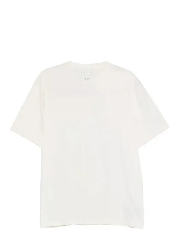 Y3 Logo-print T-shirt - Neutrals