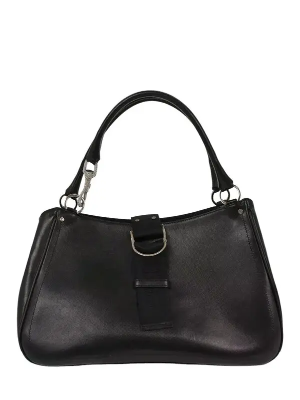 Dior 2003 Leather Tote Bag - Black