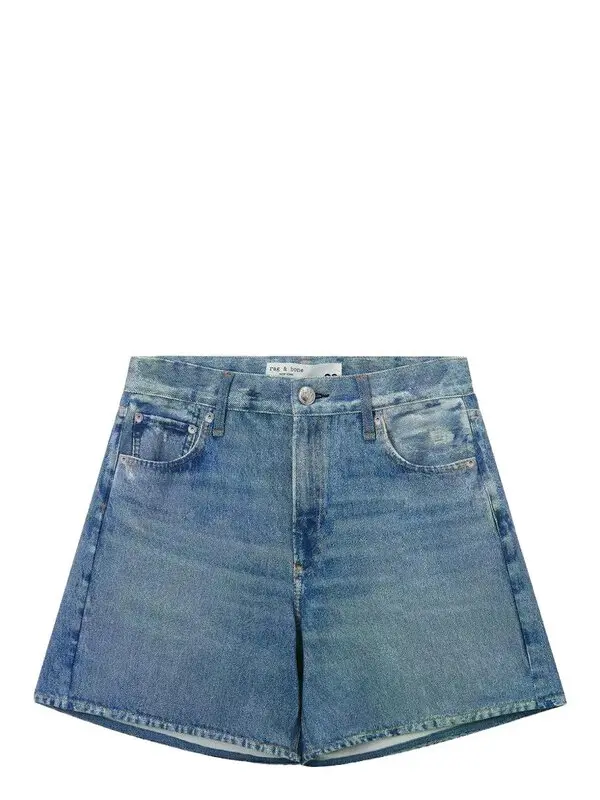 Rag & Bone Five-pocket Denim Shorts - Blue