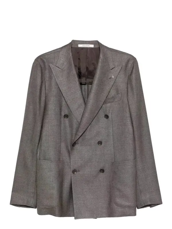 Tagliatore Double-breasted Blazer - Brown