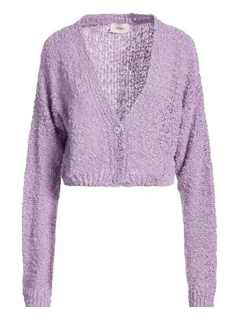 VICOLO Light Cotton-polyester Cardigan - Purple