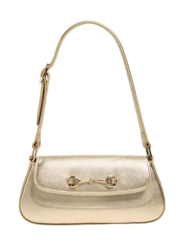 Sam Edelman Loraine Metallic Shoulder Bag - Gold