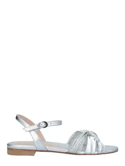 STUART WEITZMAN Sandals In Soft Leather - Silver