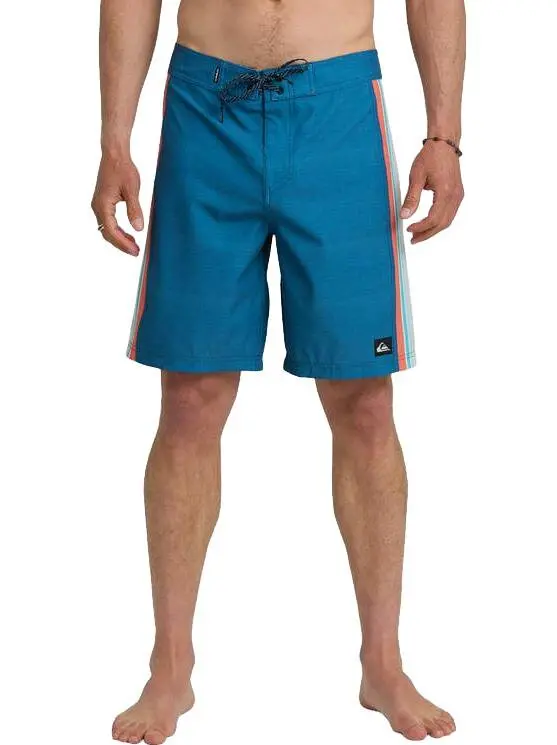 Quiksilver Fade Lines 19" Board Shorts - Dark Denim