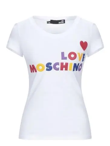 Moschino T-shirt In Cotton And Elastane - White