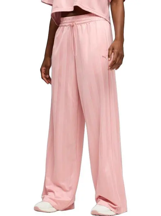 PUMA League Wide Leg Pants - Rosy Outlook