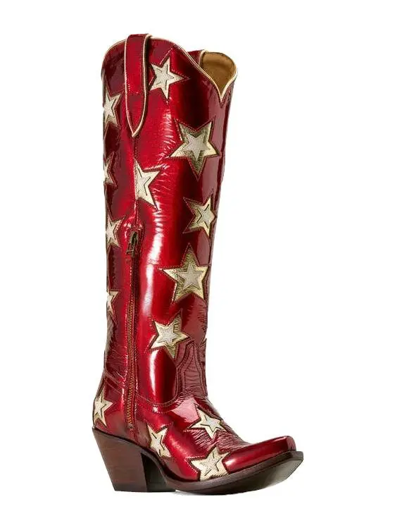 Ariat Casanova Star X Toe Western Boot - Cherry Heat