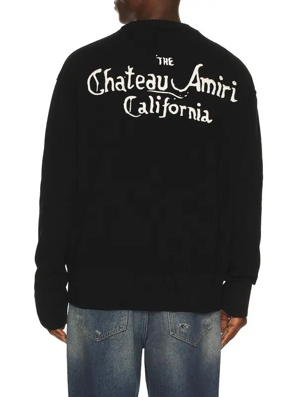 Amiri Ma Chateau Sweater - Black