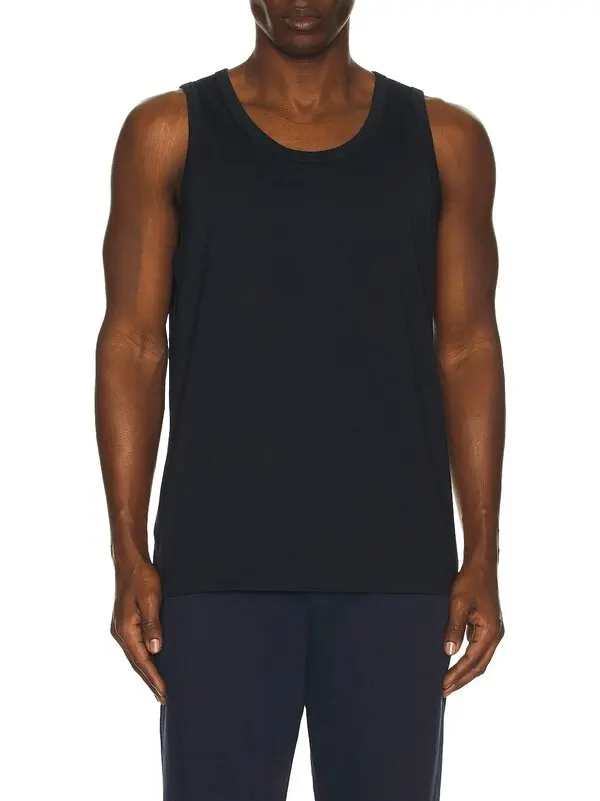 Reigning Champ Lightweight Jersey Slim Tank Top - Navy