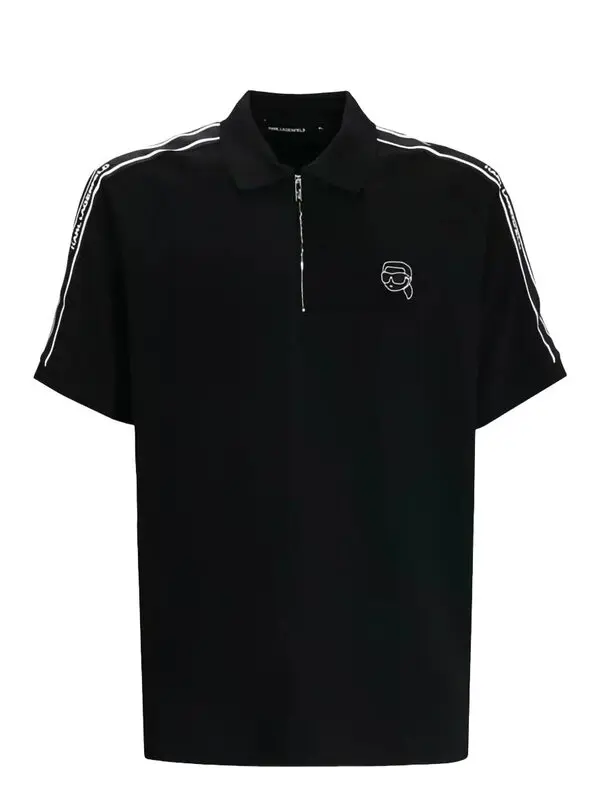 Karl Lagerfeld Ikonik Karl Polo Shirt - Black