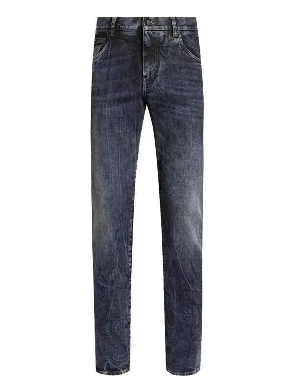 Dolce & Gabbana Logo-plaque Jeans - Blue