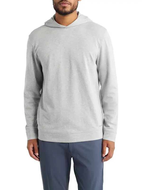 Mizzen+main Kpi Hoodie - Light Gray Heather