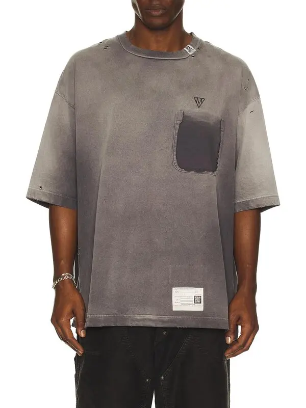 Mihara Yasuhiro Sun Faded Tee - Black