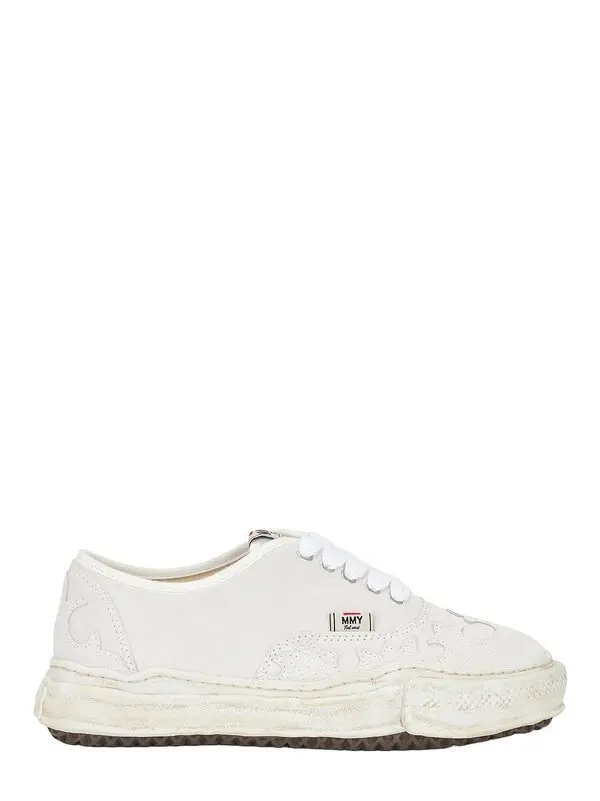Mihara Yasuhiro Bakeroriginal Sole Western Detail Low Top Sneaker - White