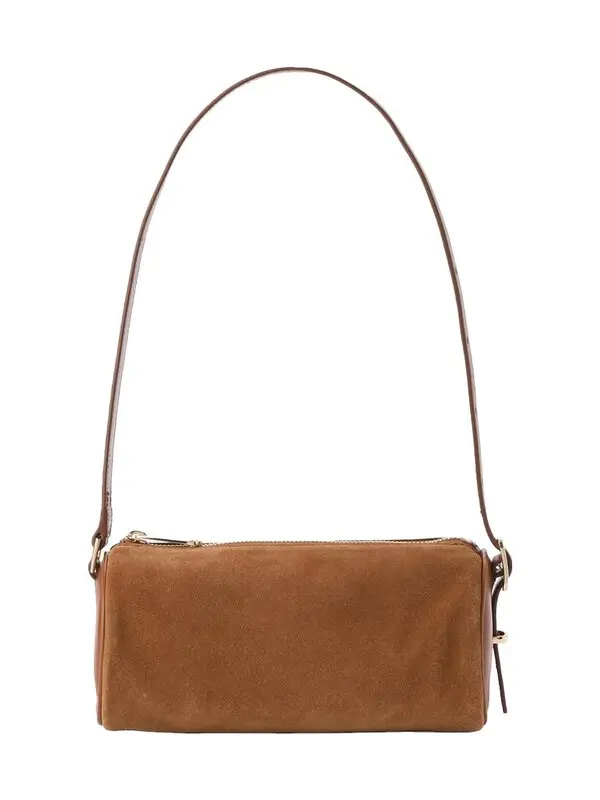 Brahmin Billie Barrel Bag - Tan
