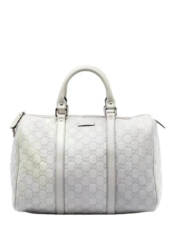 Gucci 2016-2026 Medium Sisma Joy Boston Bag - White