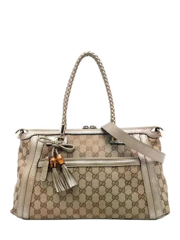 Gucci Gg Canvas Bella Satchel 282300 204991 - Brown