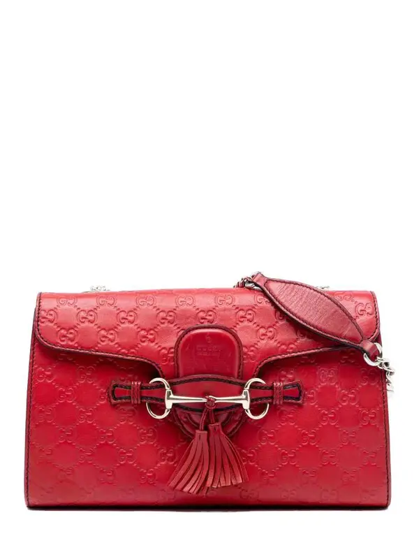 Gucci Medium Sima Emily Shoulder Bag - Red