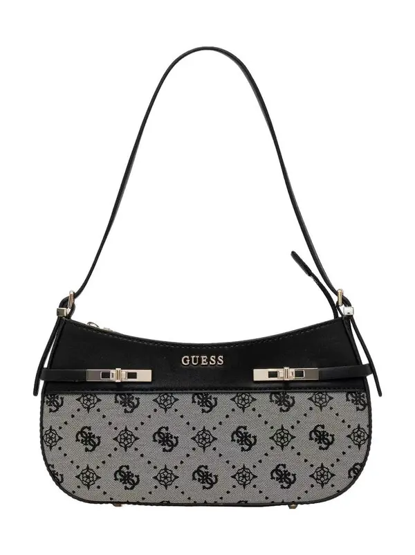 Guess Monogram Zip Tote - Neutrals