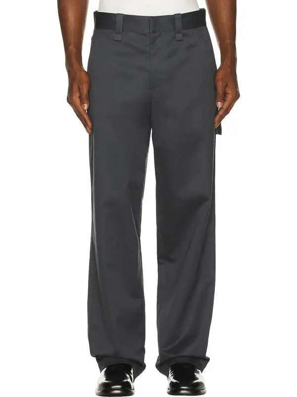 Helmut Lang Chino Pants In Slate - Slate Blue