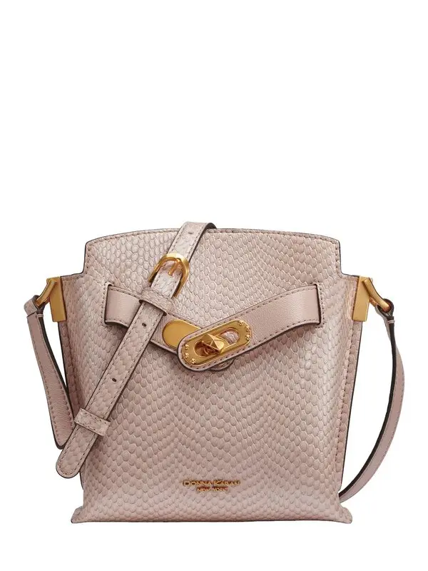 Donna Karan New York Bridgehampton Snake Small Crossbody - Snow Petal