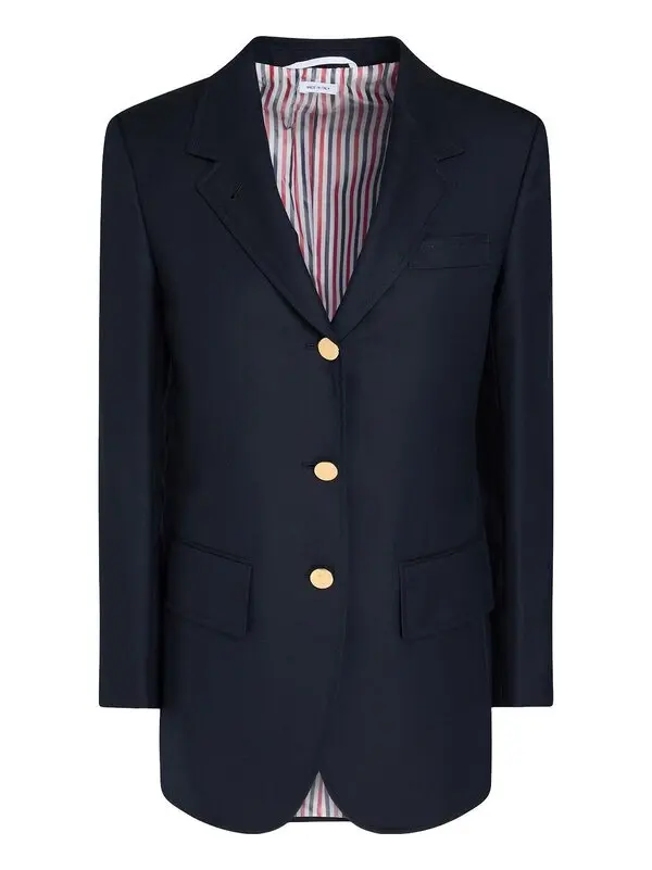 Thom Browne Wool-twill Blazer - Navy