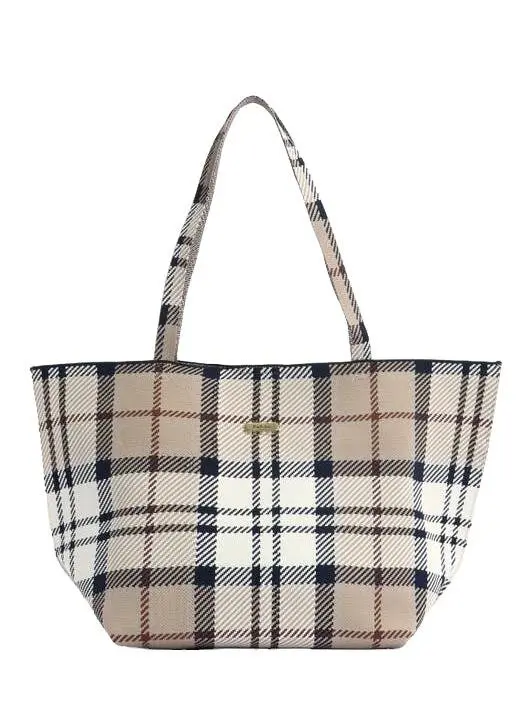 Barbour Layla Tartan Tote - Rosewood Tartan