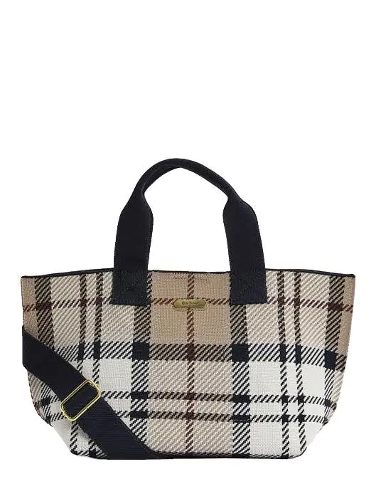 Barbour Layla Tartan Mini Tote Bag - Rosewood Tartan
