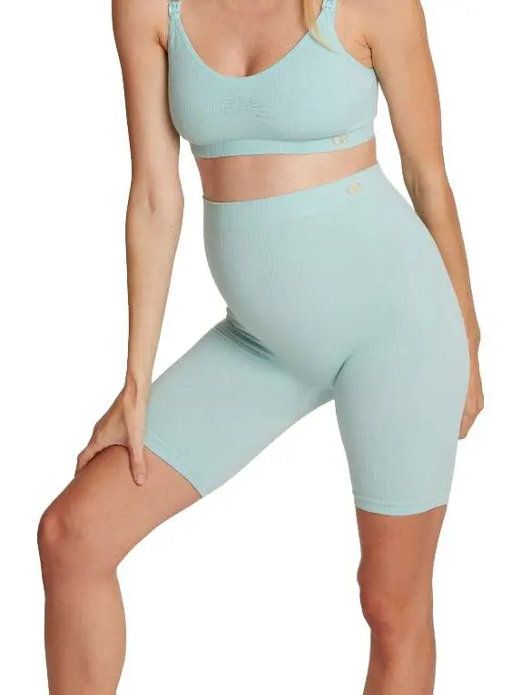 CACHE COEUR Zoé Seamless Maternity Panty - Water Green