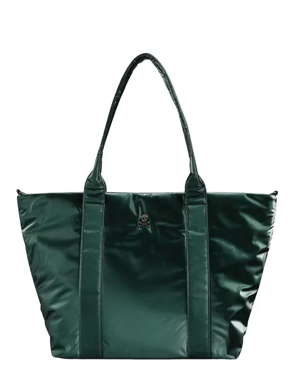 SCALPERS Metallic Shopper Bag - Metallicgreen