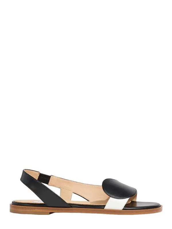 Gabriela Hearst Pippa Leather Slingback Sandals - Black