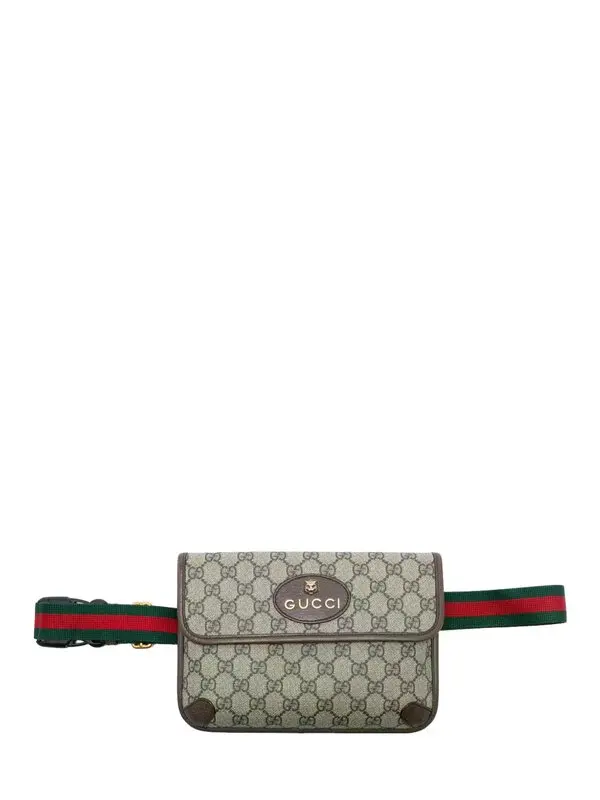 Gucci Gg Supreme Neo Vintage Belt Bag - Brown