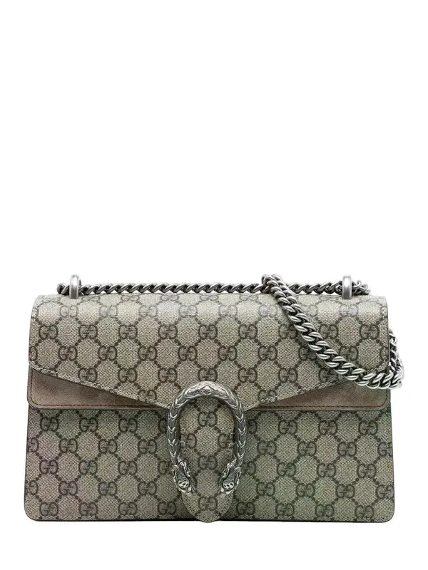 Gucci Gg Supreme Dionysus Shoulder Bag - Brown
