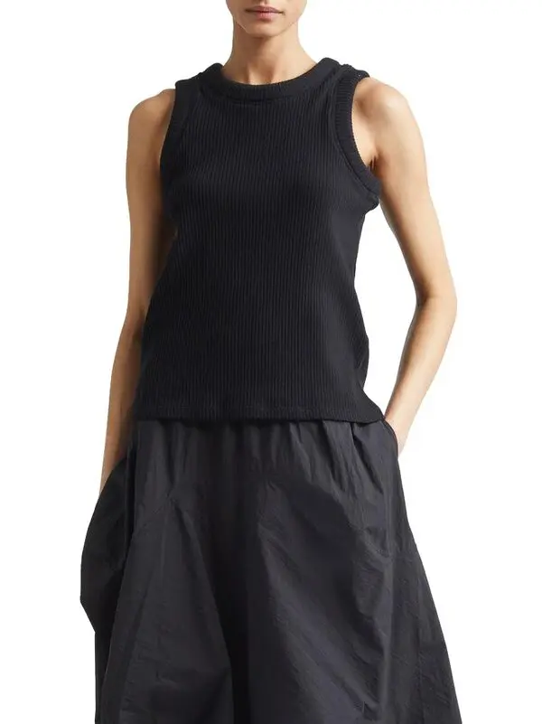 MELITTA BAUMEISTER Circle Rib Tank - Black