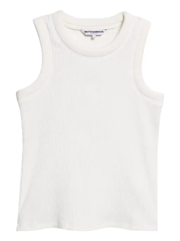 MELITTA BAUMEISTER Circle Rib Tank - White