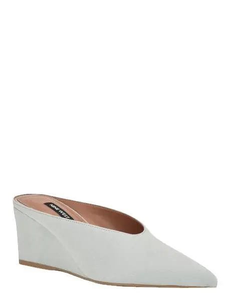 Nine West Lanah Mule Pump - Light Blue